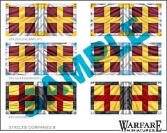 FR015 Streltsy Company Flags 2 – Warfare Miniatures USA